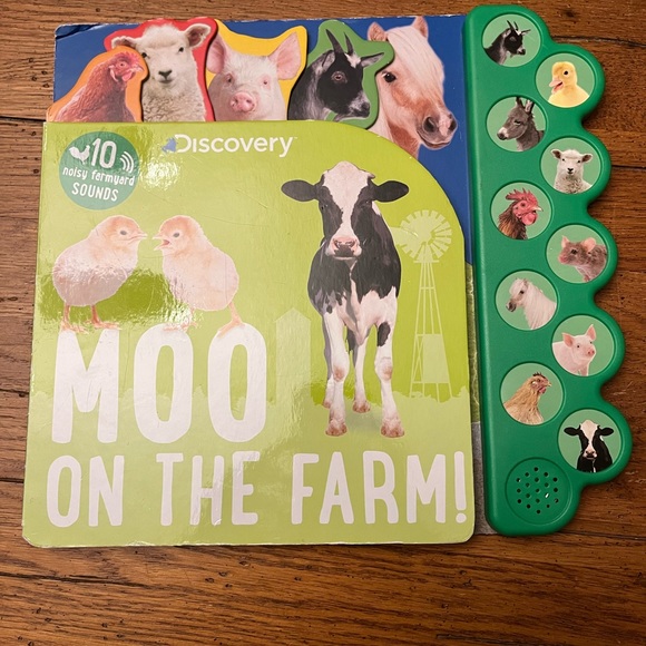 Toys | Discovery Moo On The Farm 1button Sound Books By Thea Feldman ...